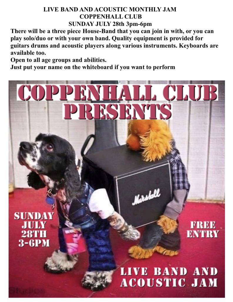 Live Band & Acoustic Monthly Jam - The Coppenhall Club